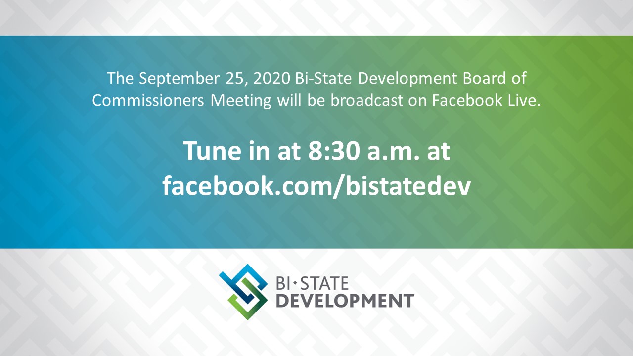 Bi-State Development to Host Virtual Board Meeting on September 25 - BSD